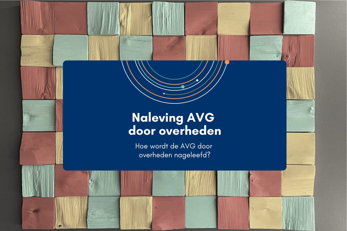 Naleving AVG door overheden